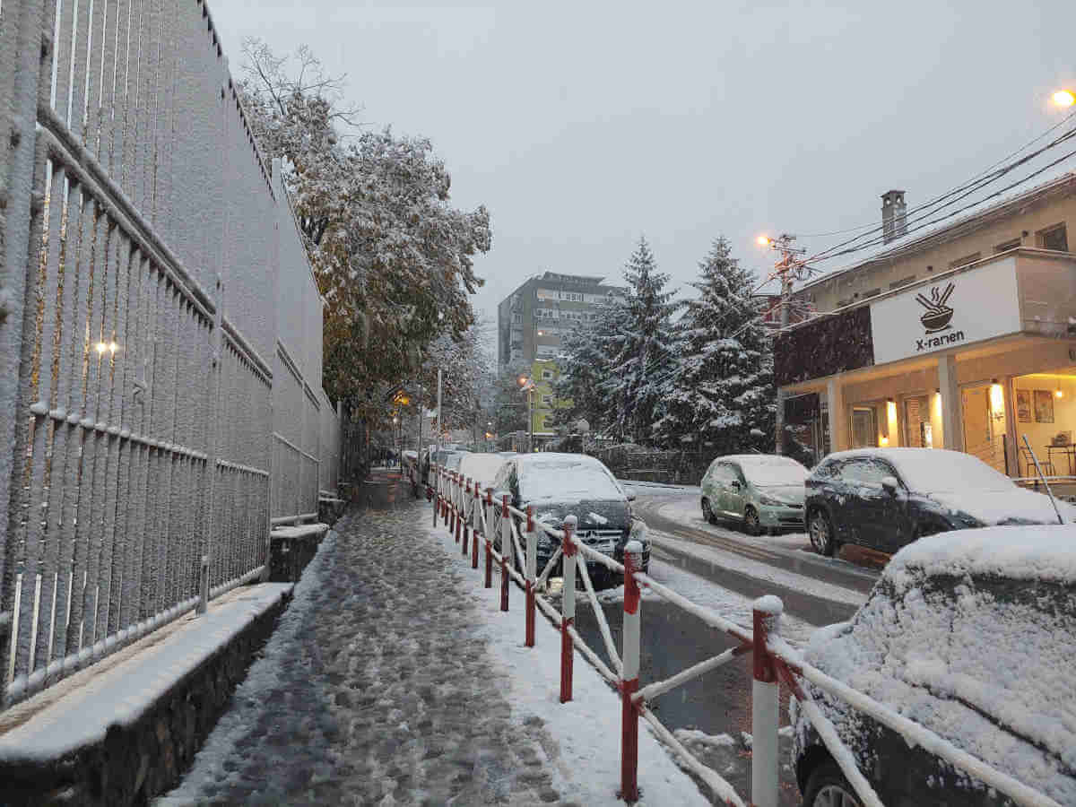 First Snow Falls in Belgrade This Winter - Be in Belgrade